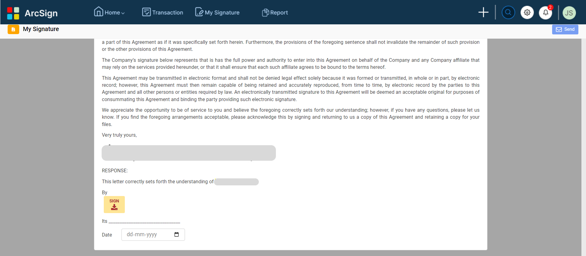 Electronic Signature Software | Easy E-sign Software | Digital Signature
