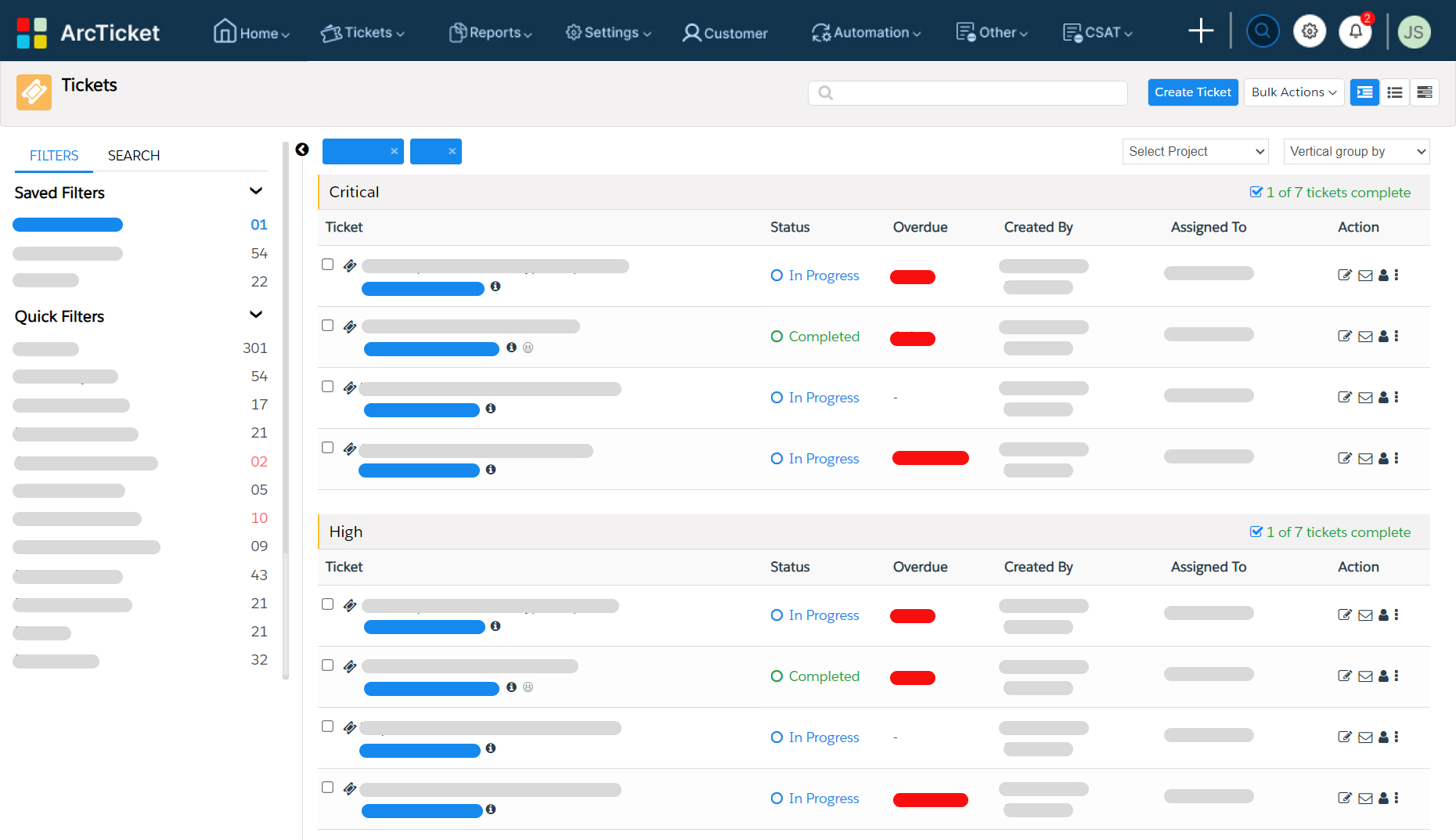 IT Ticketing System Software | Help Desk Ticketing Software - Archarina